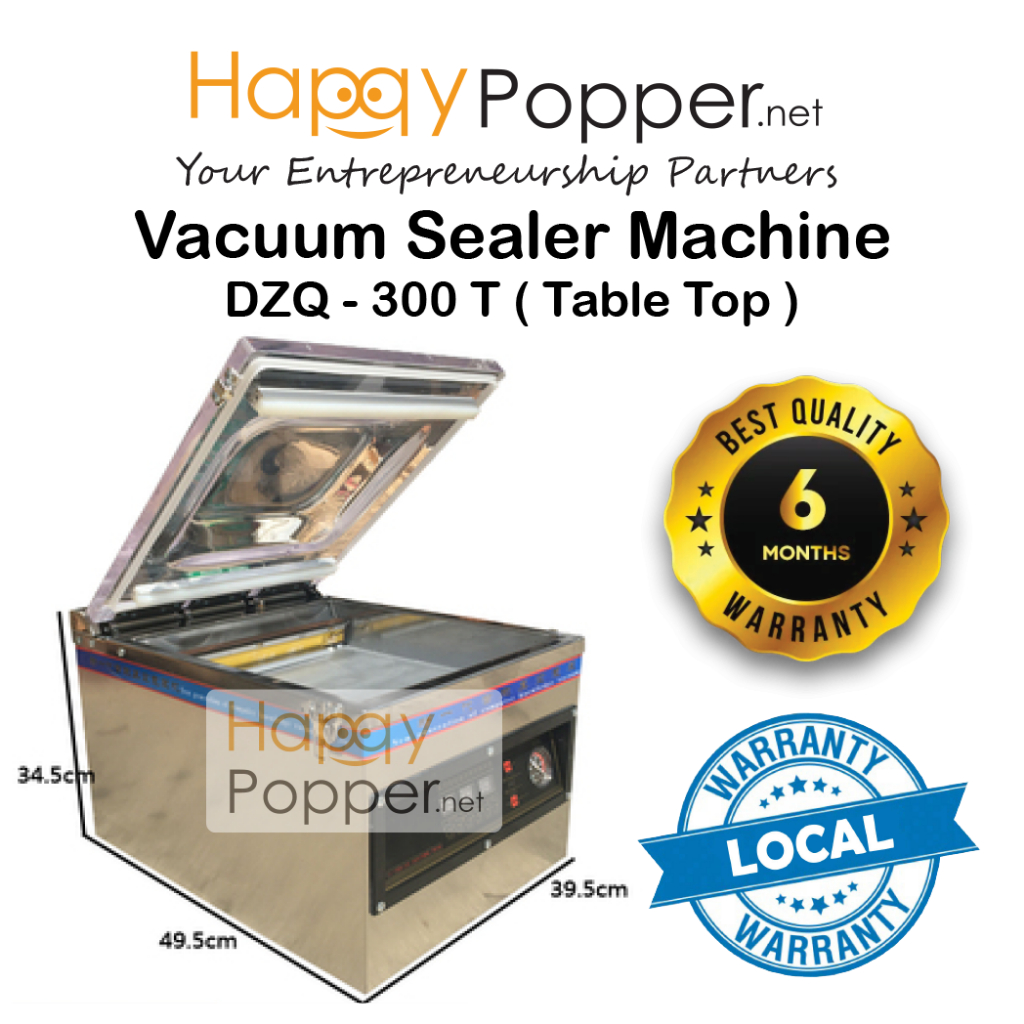 Happypopper 320mm x 2 Table Top Commercial Vacuum Plastic Packaging 2 ...