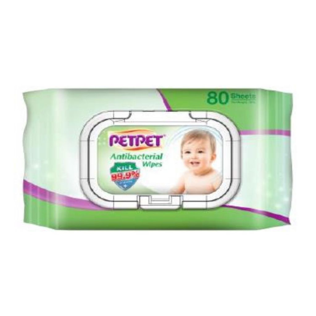 PetPet Antibacterial Wipes (1x80's/2x80's Twin Pack) | Shopee Malaysia
