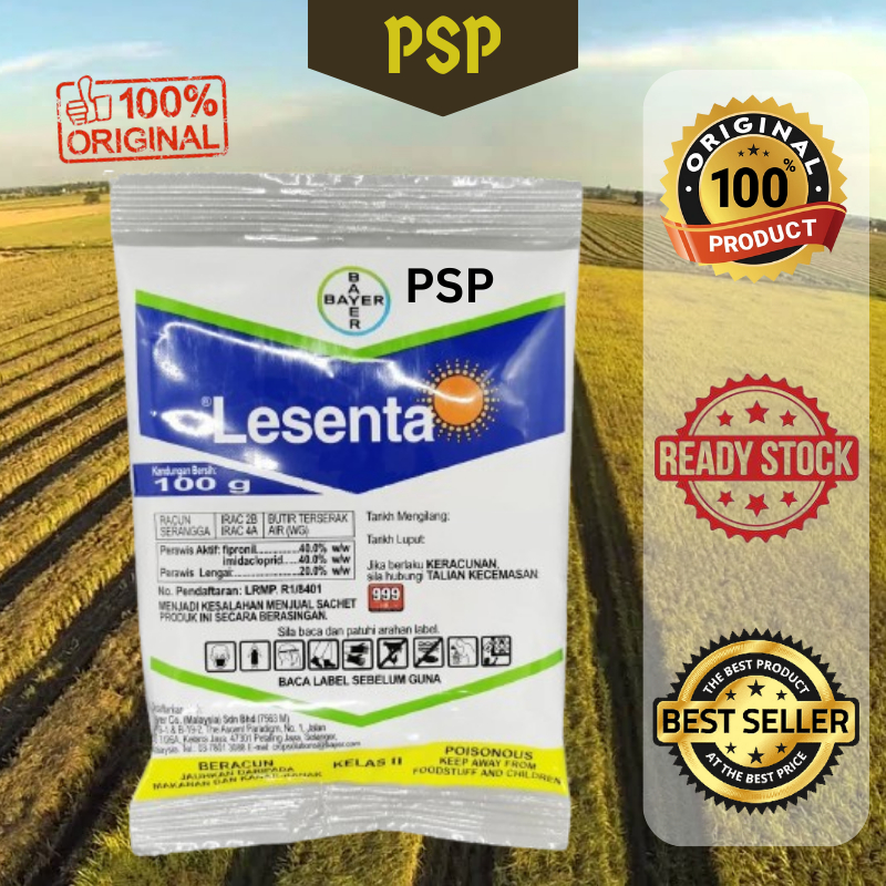 100g LESENTA BAYER Fipronil 40.0% Imidacloprid 40.0% Sesuai untuk Padi ...