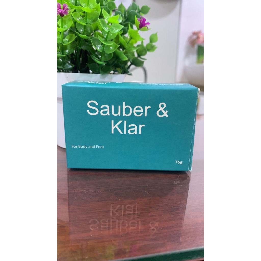 SAUBER & KLAR FOR BODY & FOOT SOAP 75G | Shopee Malaysia