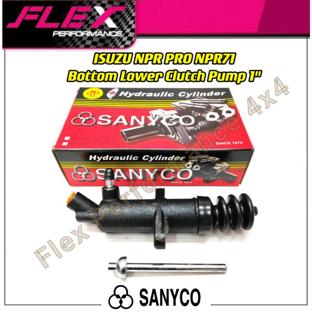 SANYCO ISUZU NPR PRO NPR71 BOTTOM LOWER CLUTCH MASTER PUMP 1" 3TON 5TON ...