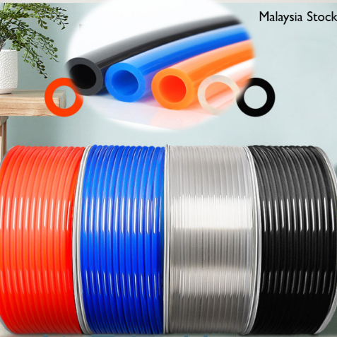 1meter PU Air Tube Hose Air Compressor Tube Air Gas Pipe Hoses Colour ...