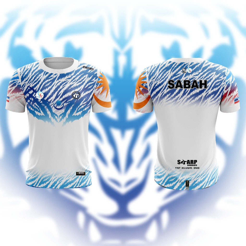 TSHIRT VIRAL SAGA Sabah Games Unisex Fresh Design Sublimation T-shirt ...