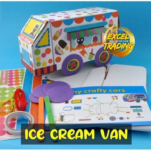 Project RBT Tahun 4 : Kids DIY handcraft Material with Racing Car, Ice ...