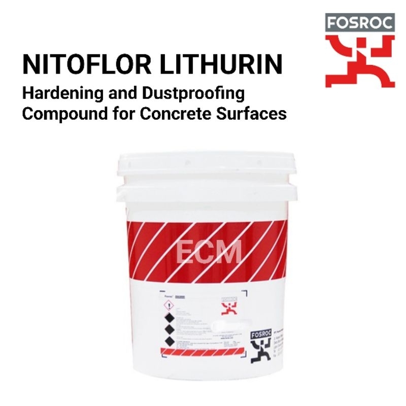 FOSROC NITOFLOR LITHURIN (20L) Hardening and Dustproofing Compound for ...