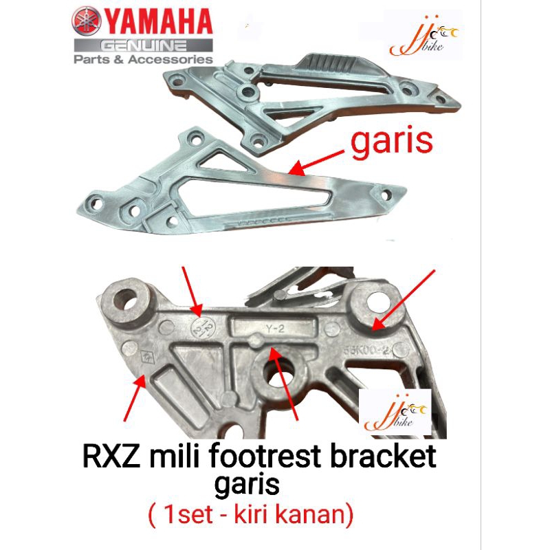 RXZ bosh footrest bracket garis YAMAHA footrest bracket pedal YAMAHA ...