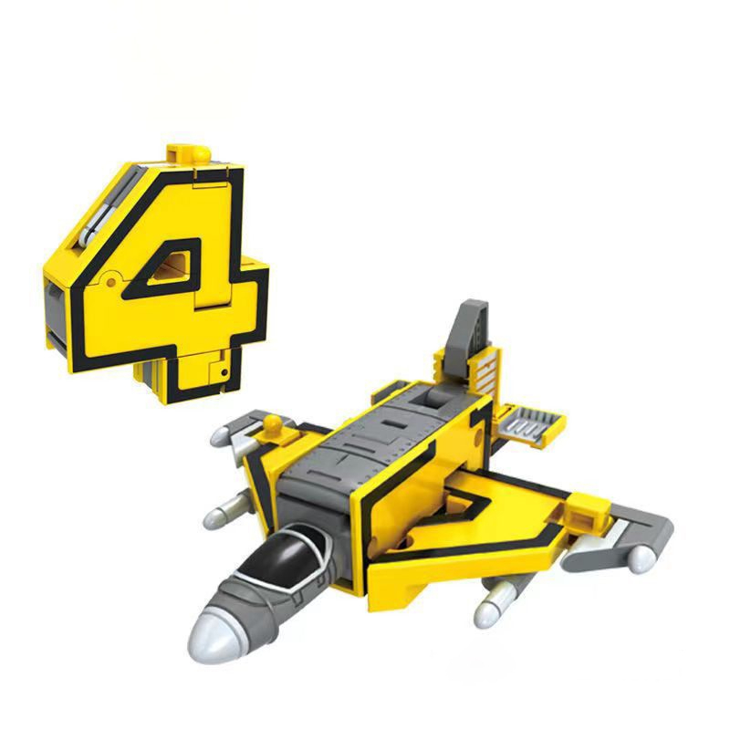 Numbers Transformer Robot Alphabet Number Transformer Deformation ...