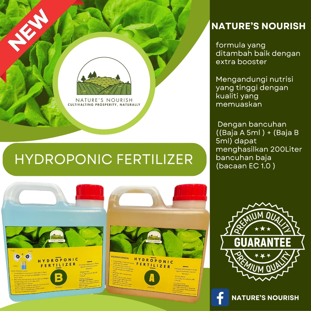2L Baja AB / 200L Hydroponics fertilizer / AB Fertilizer Fertigasi ...