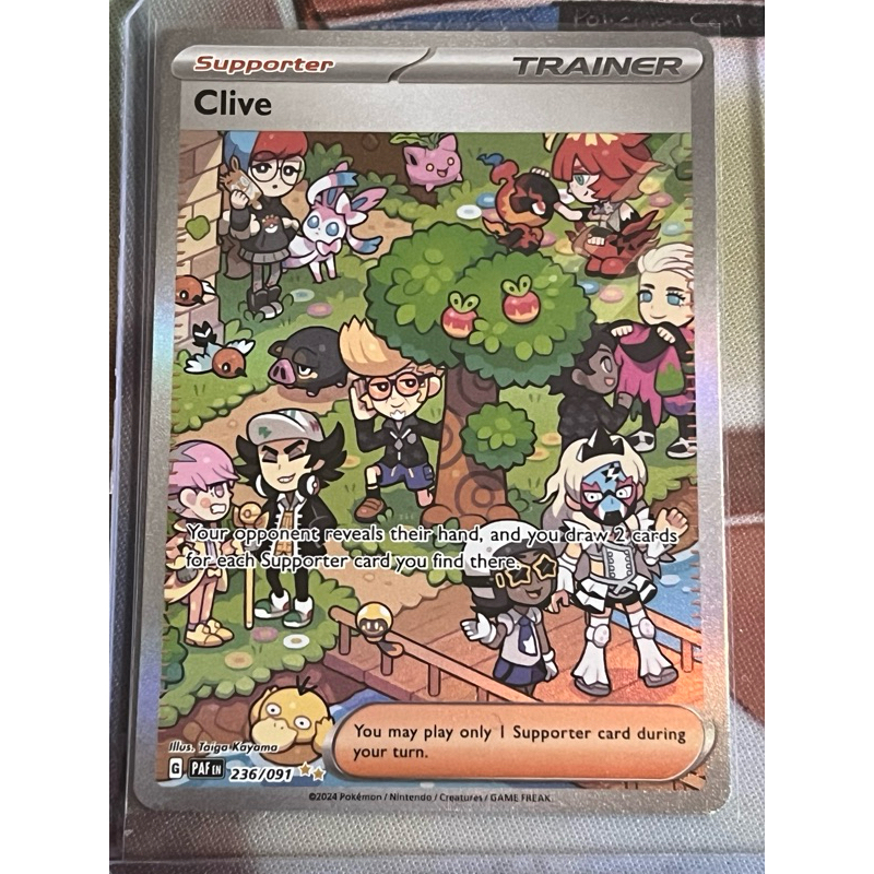 Pokemon TCG SV4.5 Paldean Fates - Clive - 236/091 - Special ...