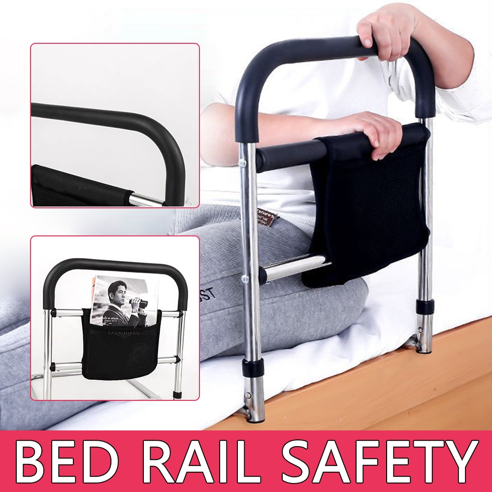 Safety Handle Bed Rail Guard For Elderly Get Up Assistive Bedside ...