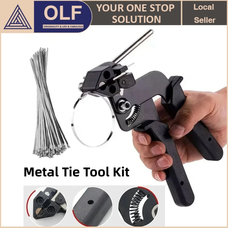 Stainless Steel Cable Tie Plier Manual Cable Tie Plier Metal Tie Tool ...