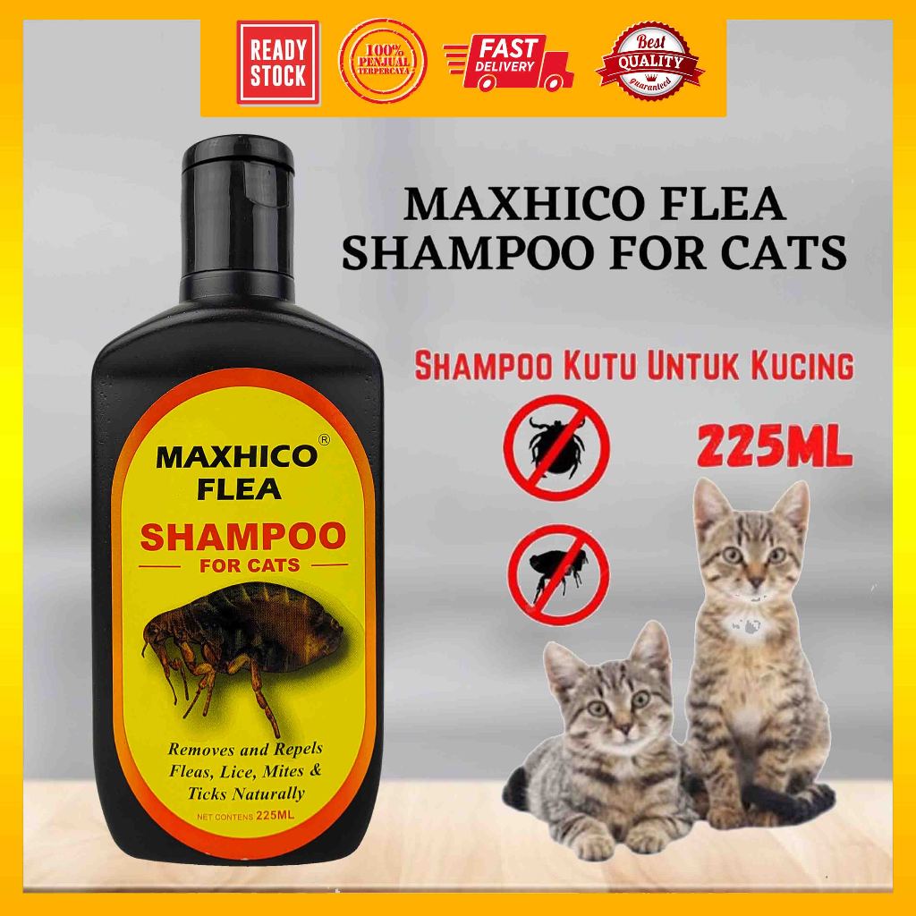MAXHICO Flea Shampoo / Ubat Kutu Kucing / Hama Kutu Kucing / Shampoo ...