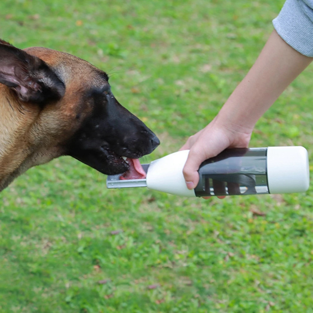 Portable Dog Drinking Bottle 宠物喂食器 宠物水杯 Pet Water Bottle with Storage ...