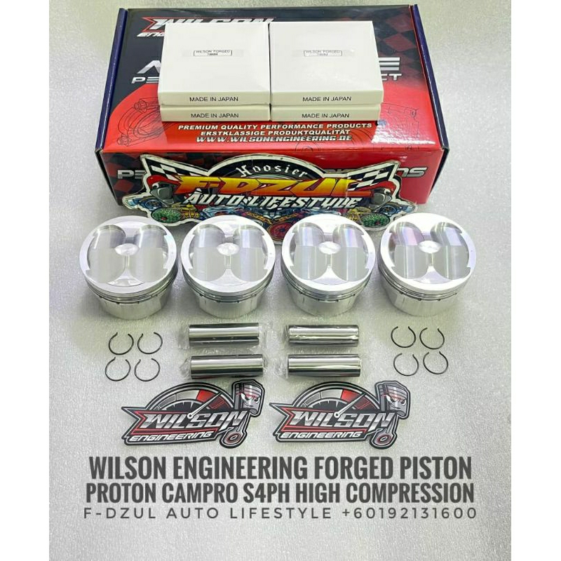 Wilson Engineering Forged Piston Kits High Compression Proton Campro ...