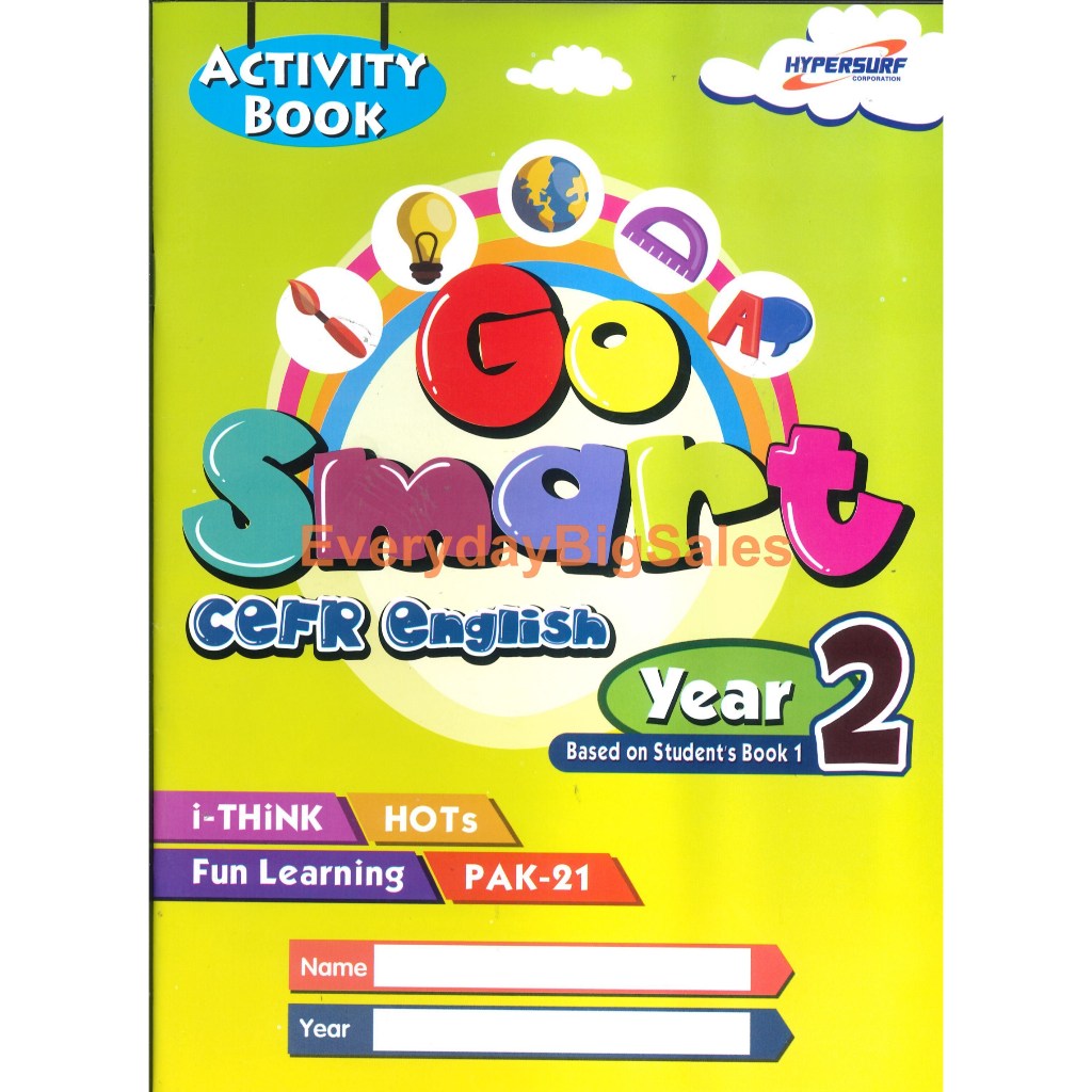 HYPERSURF GO SMART CEFR ENGLISH YEAR 2 ACTIVITY BOOK | Shopee Malaysia