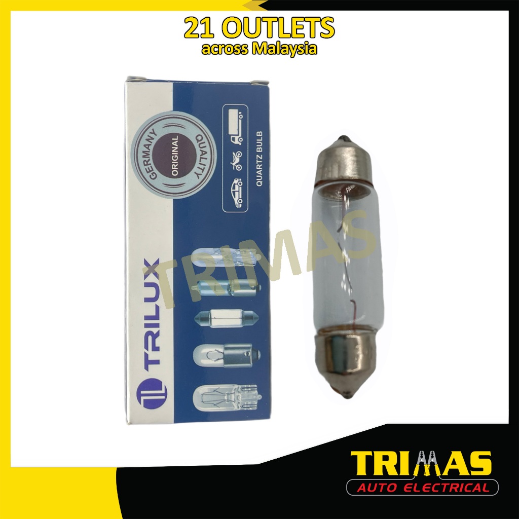 10X31-24V Automotive Festoon Room Bulb Interior Panel Plate Car Dome ...