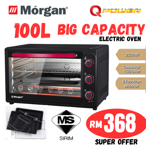 Morgan Electric Mechanical Oven 100L - MEO-LUX100L Big Capacity | Shopee Malaysia