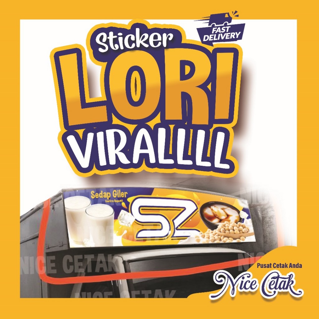 STICKER LORI VIRALLL 2024 | Shopee Malaysia