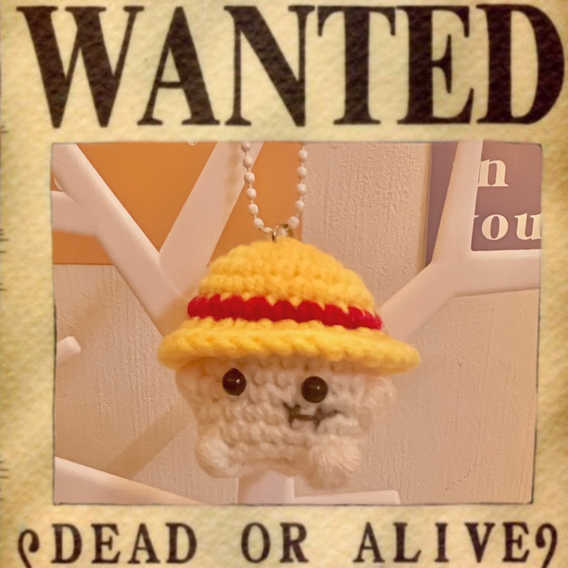 Crochet Mushroom Keychain Luffy Frog Orange Bear Bunny Duck | Shopee ...