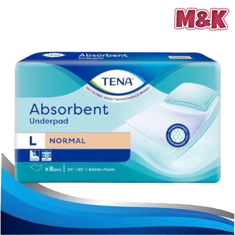 TENA Underpad Large 8pcs (60cm-75cm) | Shopee Malaysia