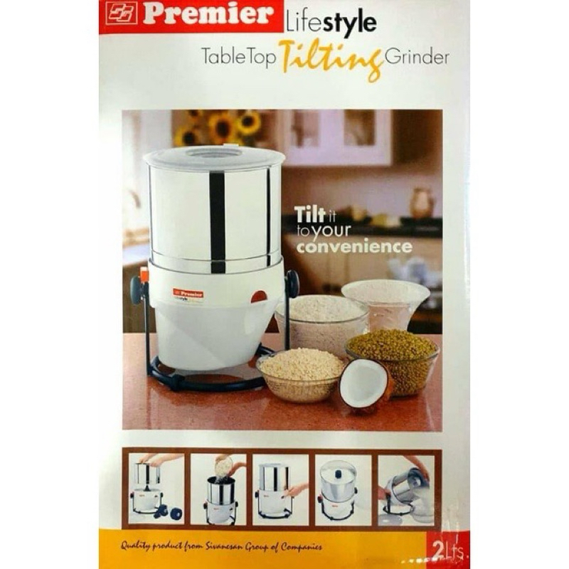 Premier Table Top Tilting LS WET GRINDER 2L | Shopee Malaysia