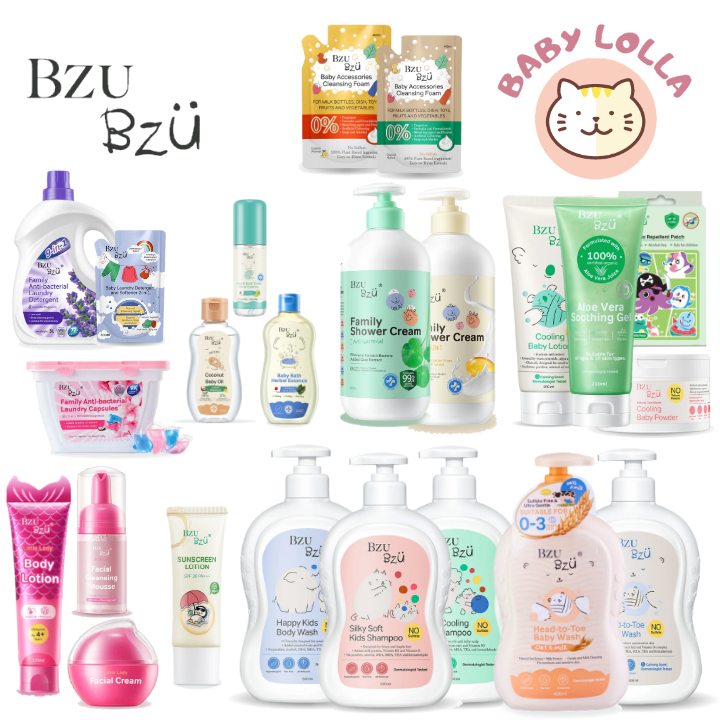 BZU BZU Head to Toe, Shampoo, Patch Repellent, Cooling Lotion, Powder ...