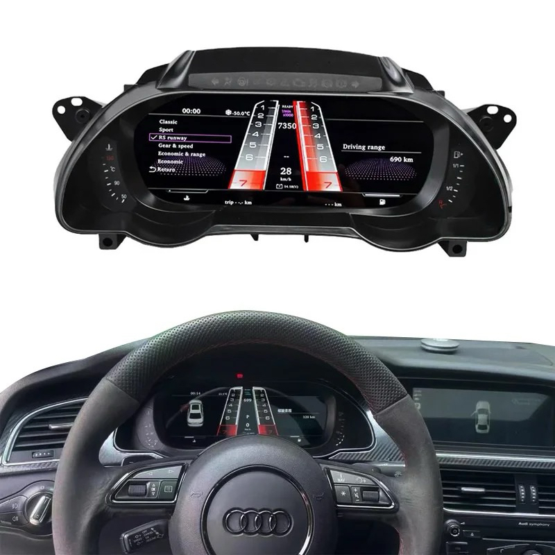 AUDI DIGITAL METER A3 A4 A5 Q5 METER DIGITAL CLUSTER LCD METER PLUG AND ...