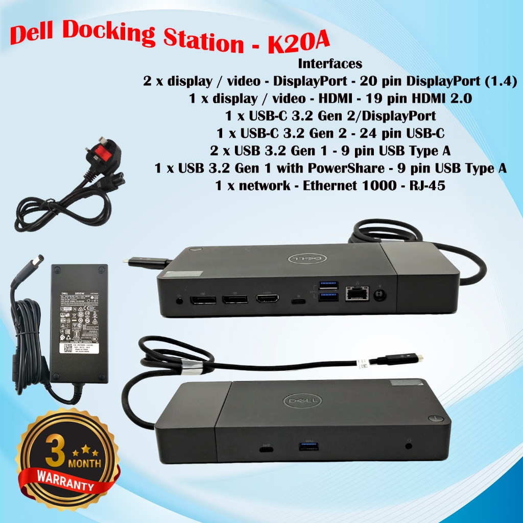 Dell Docking Station - K20A | Shopee Malaysia