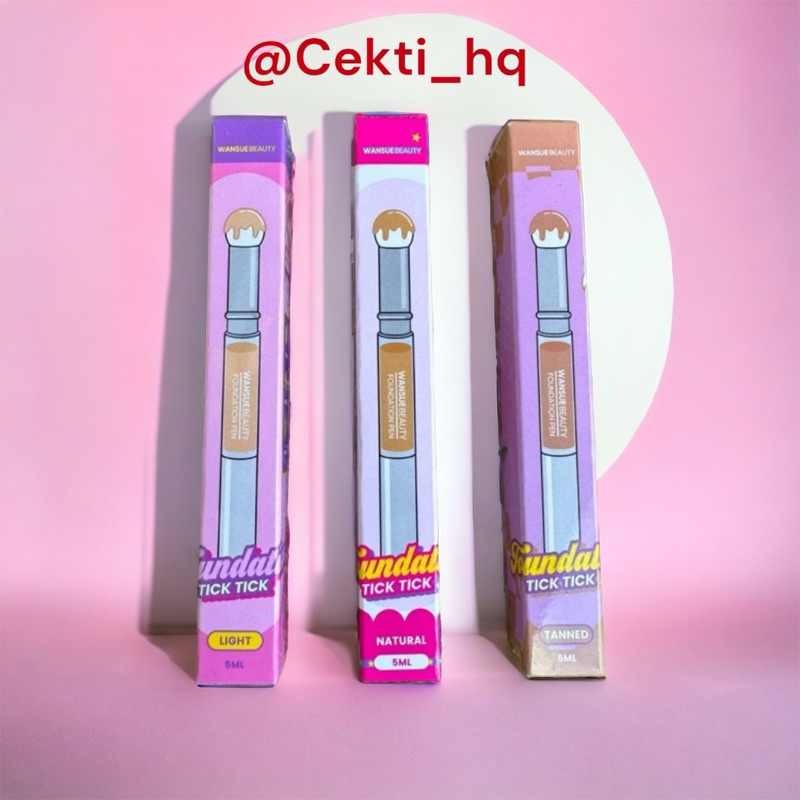 WANSUE FOUNDATION PEN TICK TOK FULL COVERAGE | Shopee Malaysia