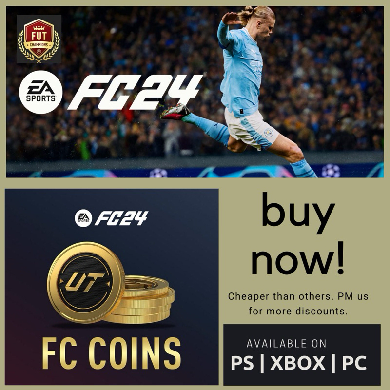 EAFC 24 FUT COINS ( PS / XboX / PC ) DM for discounts | Shopee Malaysia