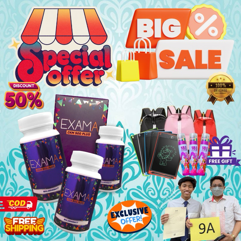 VITAMIN EXAMA MINDA HQ ORIGINAL PROMOSI VIP | Shopee Malaysia