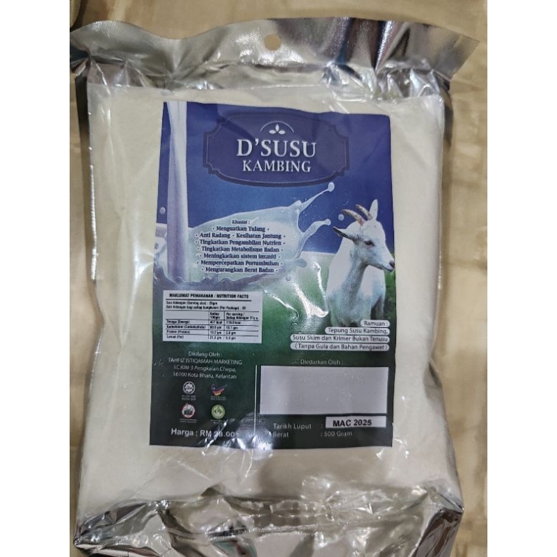 (free gift 🎁 🎁 🎁) Susu kambing D'susu Kambing Asli dan coklat Sedap ...