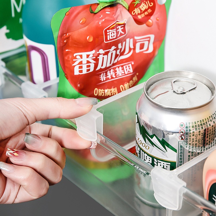 Refrigerator Storage Partition Board Retractable Plastic Divider ...
