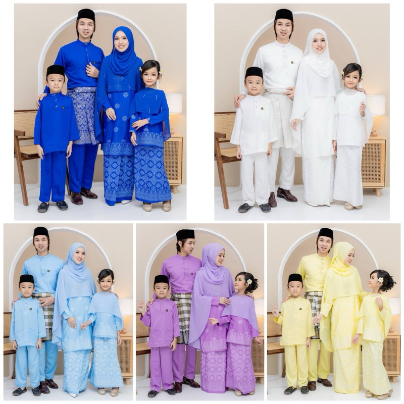 Sedondon Family Set Raya 2024 . Kurung Permaisuri Songket Printed ...