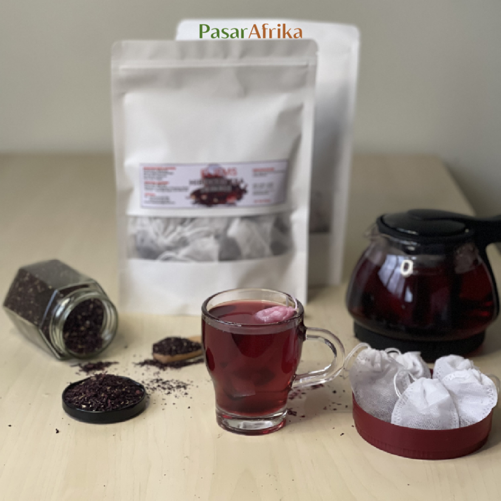 Hibiscus Tea (Ghanaian Origin) - Teabag form, 30 teabags/pack | Shopee ...
