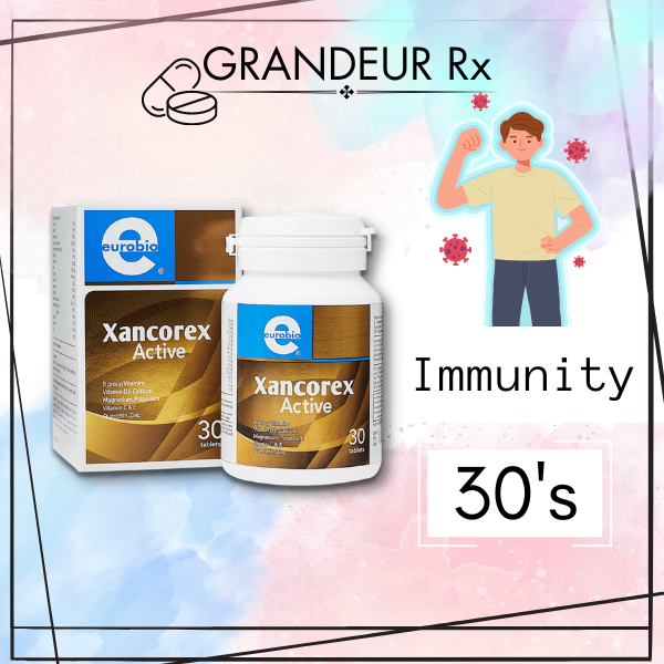 Eurobio Xancorex Active 30s with Vitamin B1 B2 Calcium B6 B12 Complex ...