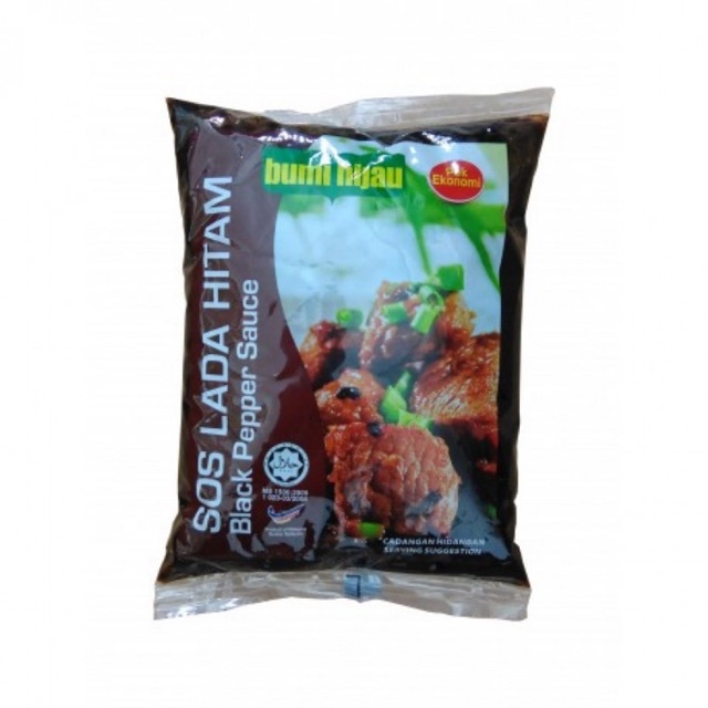 SOS LADA HITAM BUMI HIJAU BLACK PEPPER 1KG | Shopee Malaysia