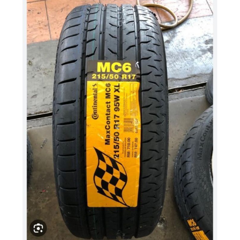 215/50/17 continental mc6 Please compare our prices (tayar murah)(new tyre) | Shopee Malaysia