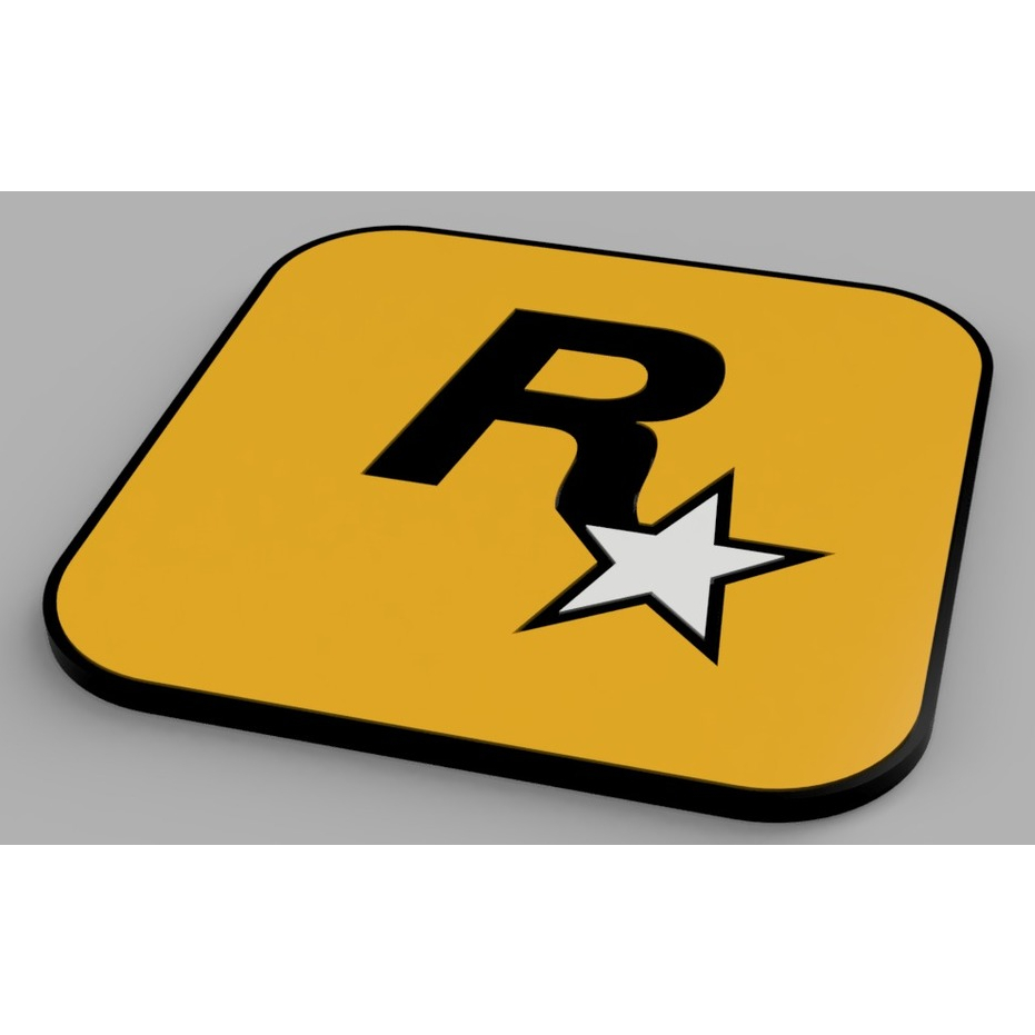 RockStar Games 3D Logo Or Fridge Magnet | Shopee Malaysia