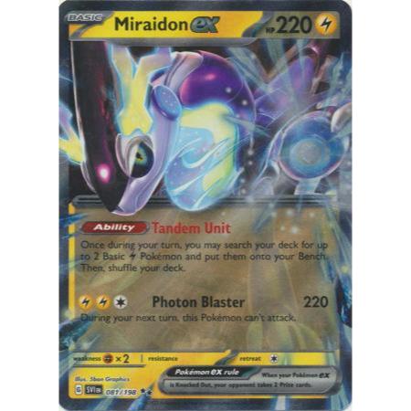Pokemon tcg Miraidon ex - 081/198 - Ultra Rare Scarlet & Violet (Base ...