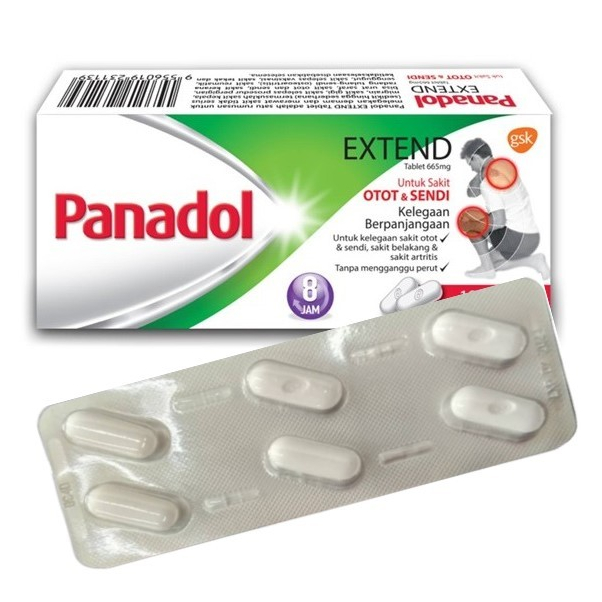 PANADOL Extend Paracetamol for Muscle & Joint Relief 6 biji sepapan ...