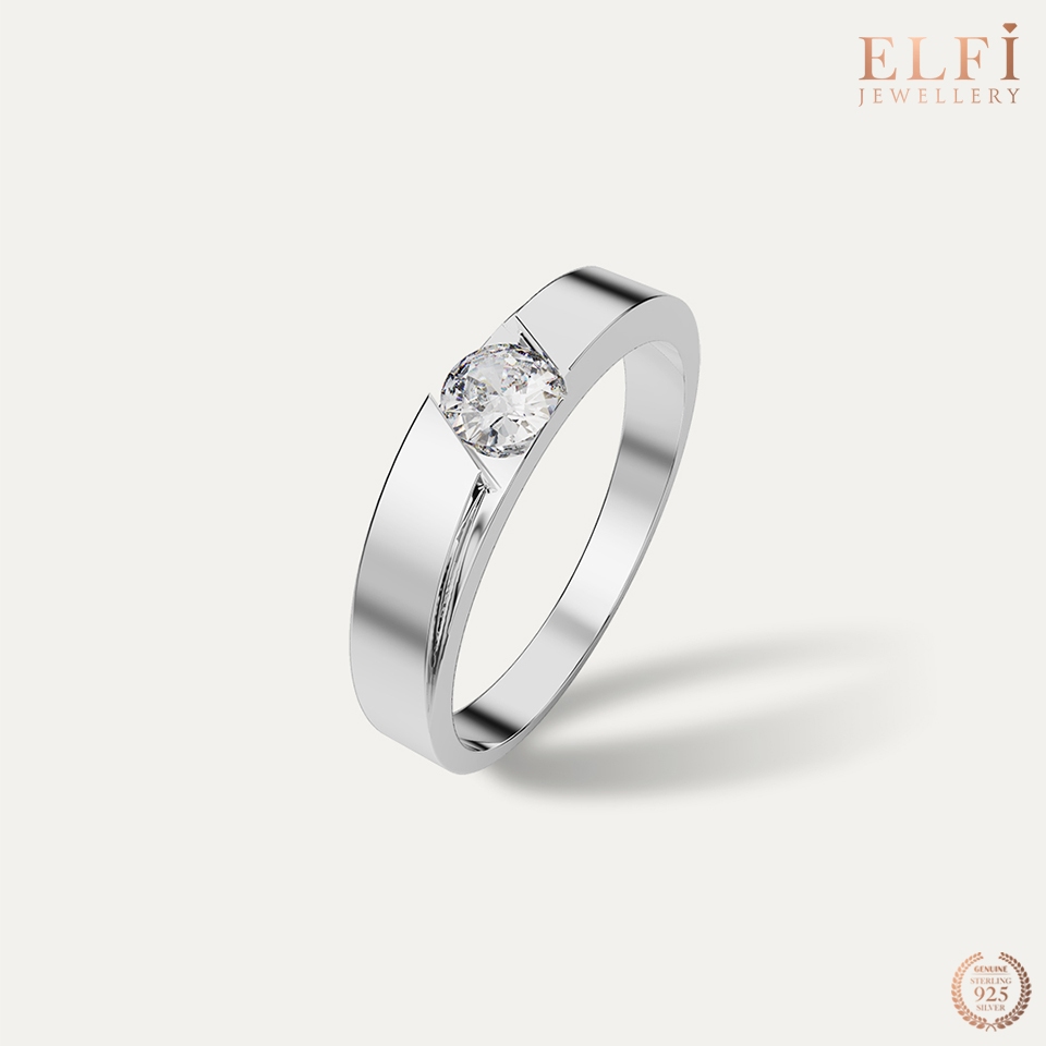 ELFI Destiny 925 Silver Ring R2 Shopee Malaysia