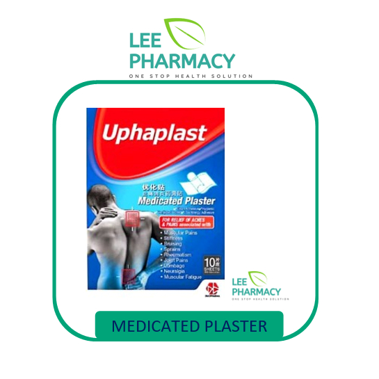 Uphaplast Medicated Plaster 10pcs | Shopee Malaysia