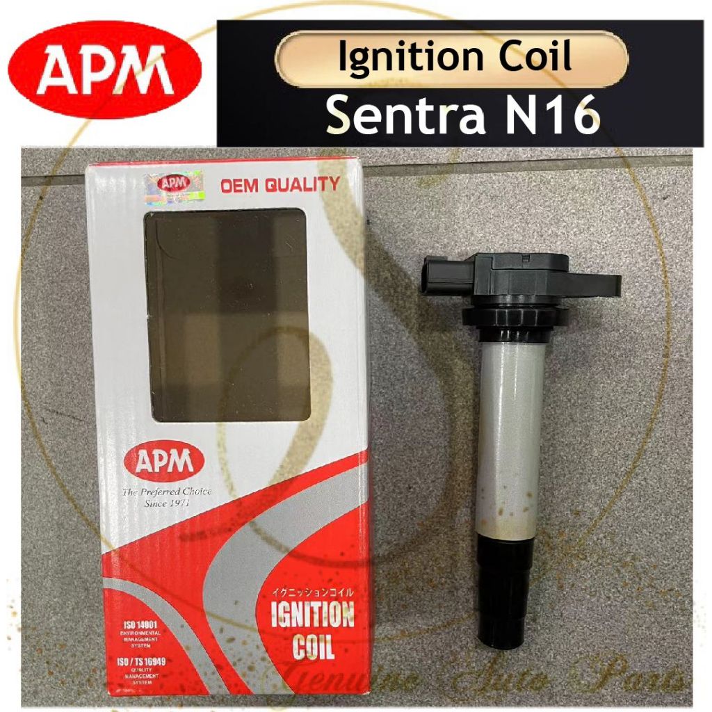 (100% Original) APM IGNITION COIL PLUG COIL NISSAN SENTRA N16 22448 ...