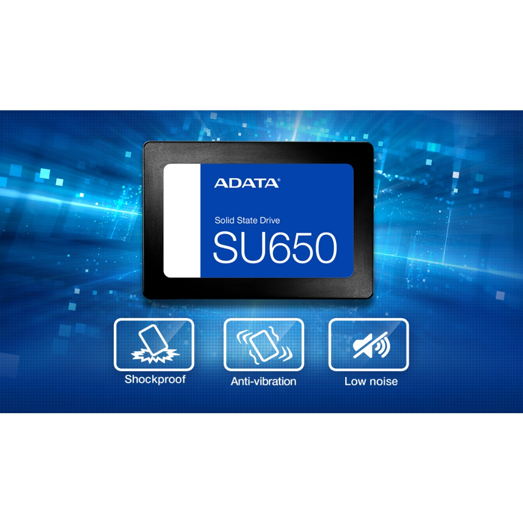 ADATA SSD SU650 Sata 2.5 3D (120GB/240GB/480GB/1TB) | Shopee Malaysia