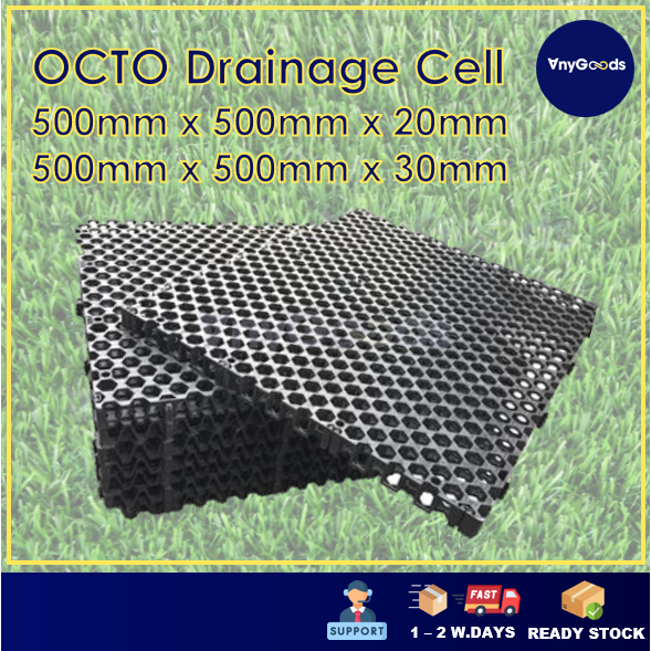 [1 PCS] AnyGoods 20mm-30mm OCTO Drainage Cell Artificial Grass Drain ...