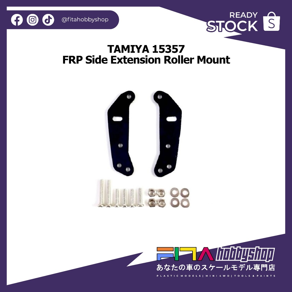 TAMIYA 15357 Mini 4wd FRP Side Extension Roller Mount | Shopee Malaysia