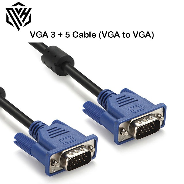 VGA 3 + 5 Cable , VGA to VGA Cable | Shopee Malaysia