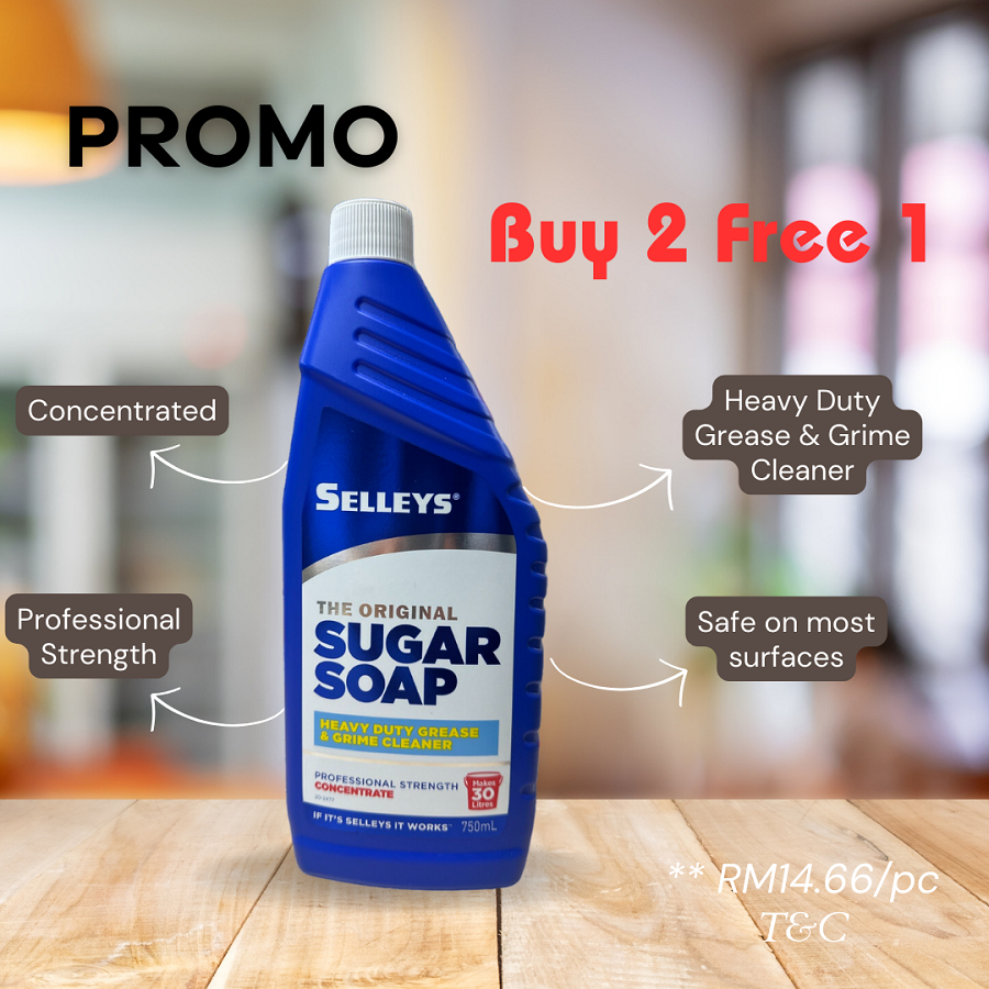 Selleys Original Sugar Soap BUY 2 FREE 1 Promotion!!! | Shopee Malaysia
