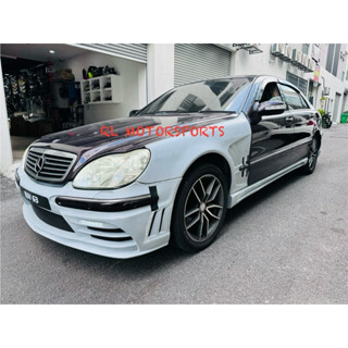 Mercedes Benz w220 S class Wald black bison bodykit body kit front side ...